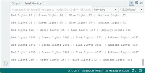 esp8266 nodemcu apds9960 proximity light rgb gesture capteur arduino