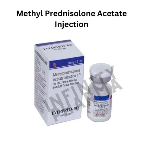 Methyl Prednisolone Acetate Injection 80mg At ₹ 85piece In Surat Id