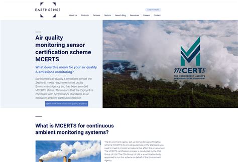 Air Quality Monitoring Sensors Mcerts Compliant