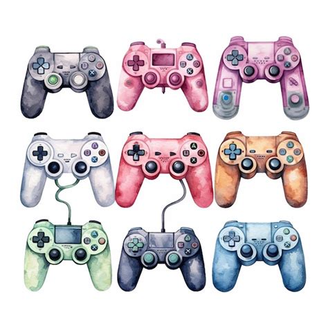 premium photo there are many different video game controllers that