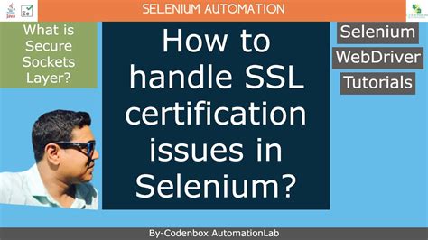 Selenium Tutorial Part 13 Handling Ssl Certification Issues In