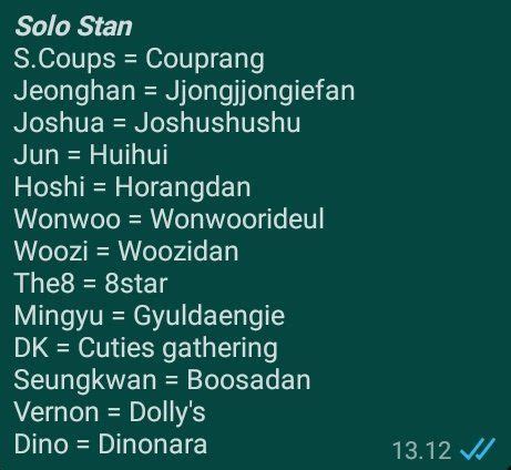 Seventeen Solo Stan Name Seni Komputer Estetika Korea Bahasa Korea