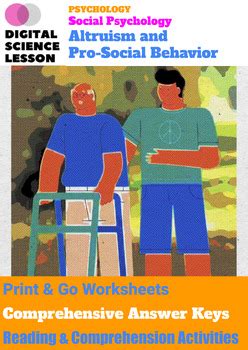 Altruism And Pro Social Behavior Social Psychology By Digital Science Lesson