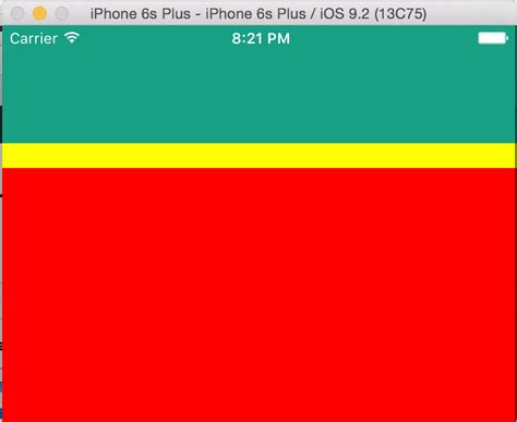 Ios Uilayoutguide With A 20 Px Height Stack Overflow