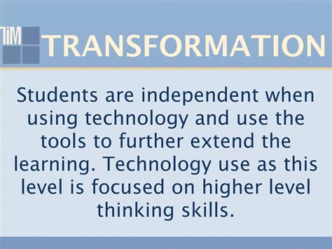 Technology Integration Matrix Introduction Key