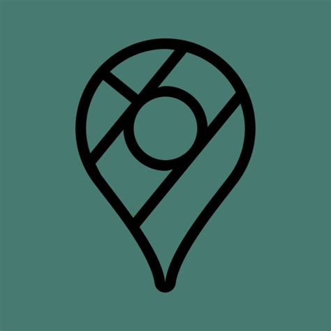 Number Six Map Pin Icon