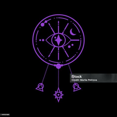 Abstract Geometric Magical Shape Abstract Mysterious Symbol Creative