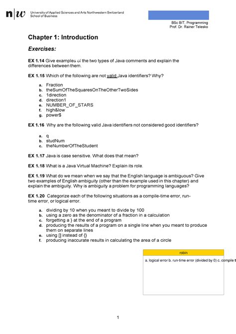 Chap01 Exercises Pp Java Warning Popup Annotation Has A Missing Or