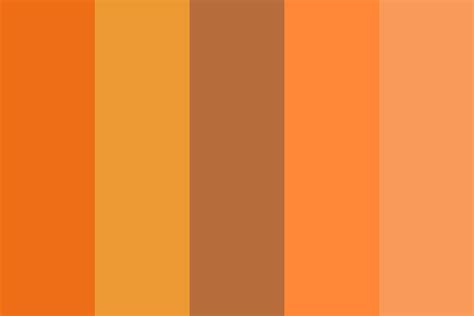 Burnt Orange Wedding Color Palettes