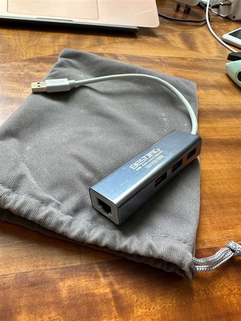 Usb Hub With Ethernet Adaptor Lan Card Computers And Tech Parts