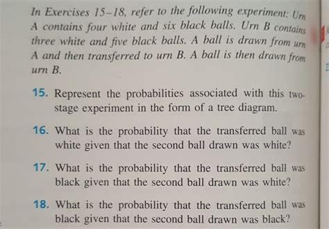 Solved In Exercises Refer To The Following Chegg