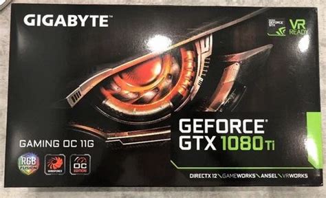 Gigabyte Geforce Gtx Ti Gaming Gb Graphic Cards Gv N Tgaming Oc Gd Memory Size Ram