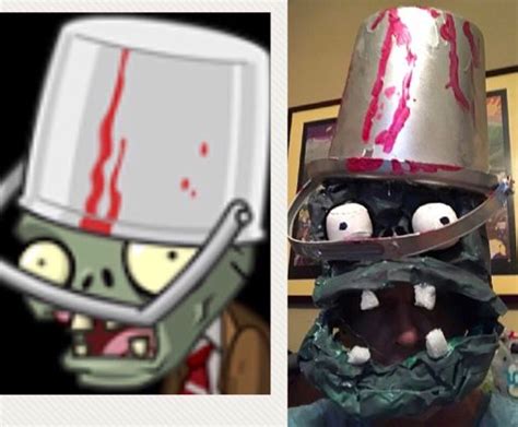 Plants Vs Zombies BucketHead Zombie Cosplay Amino