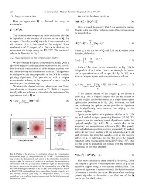 Pdf Non Iterative Regularized Reconstruction Algorithm For Non