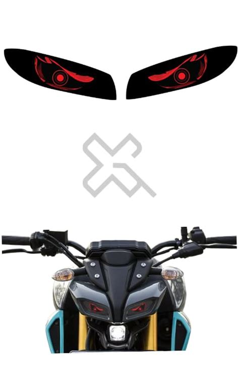 Grayfixx Mt 15 Headlight Sticker Of Eye Design Made In Premium Gloss
