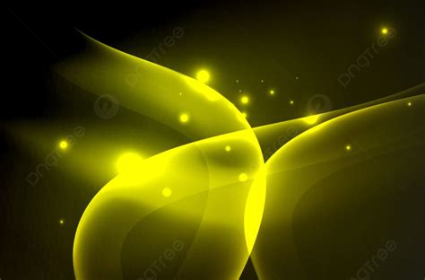 Smoky Glowing Waves In The Dark Background Futuristic Dark Waves