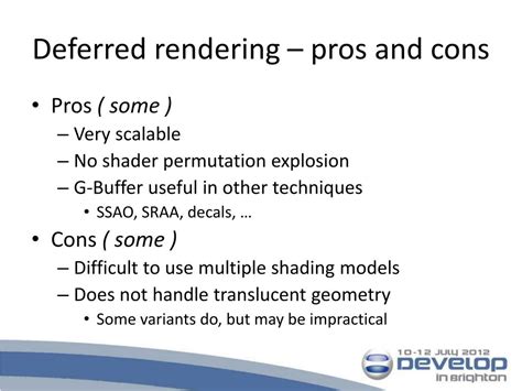 ppt solving some common problems in a modern deferred rendering