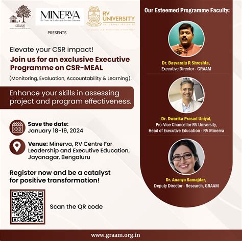 Executive Programme On Csr Meal Graam