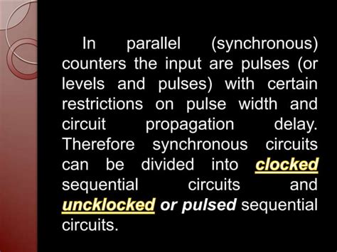 J Parallel Synchronous Counters Pptx