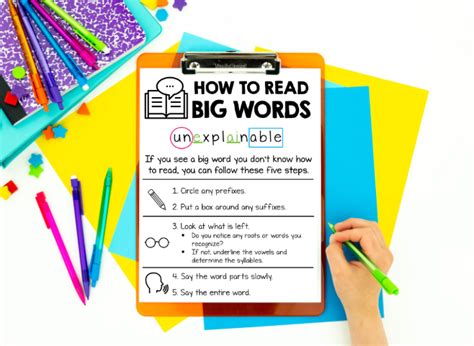 How To Read Big Words Strategy Stellar Teaching Co