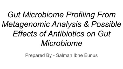 Pdf A Review Of Gut Microbiome Profiling From Metagenomic Analysis