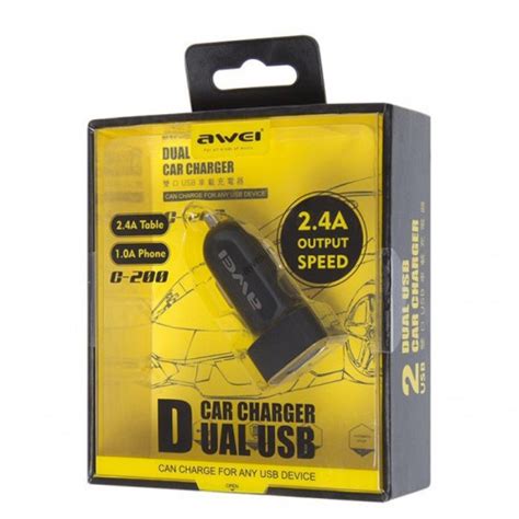 Awei Car Charger Dual USB C Cell Phone Repair Computer Repair In Hamilton On Direct Cell