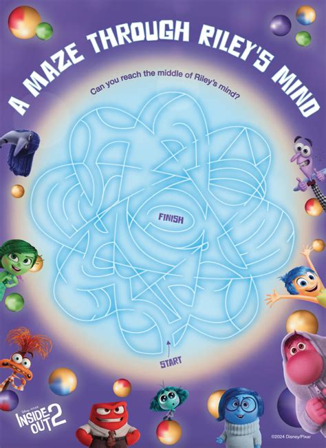 Inside Out 2 Coloring Pages And Activities Desert Chica