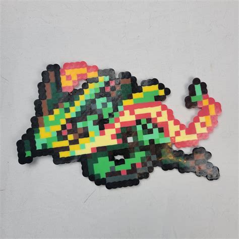 Rayquaza Pixel Art Easy