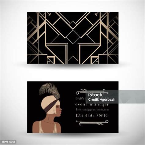 복고풍 패션 이십대의 매력적인 소녀 벡터 그림입니다 플래퍼 20의 스타일 빈티지 파티 초대 디자인 템플릿입니다 주류 밀매점에