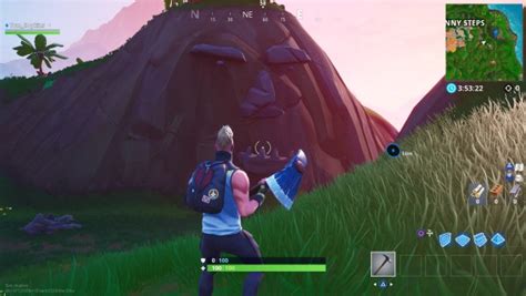 Fortnite Season 8 Giant Face In The Desert Jungle And Snow Locations