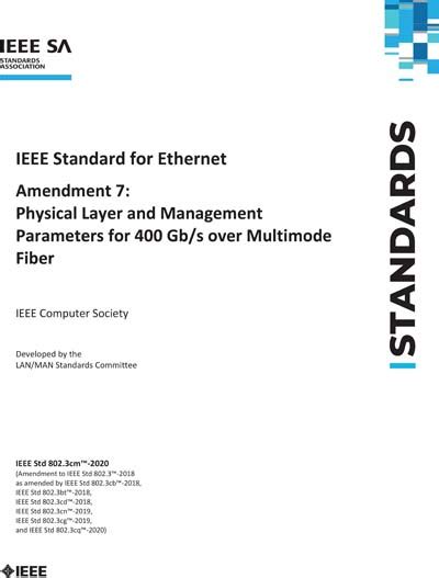 IEEE 802 3cm 2020 IEEE Standard For Ethernet Amendment 7 Physical Layer And Management