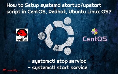systemctl start stop service how to setup upstart script and respawn