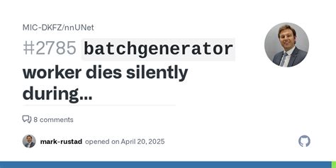 `batchgenerators` Worker Dies Silently During `nnunetv2train` On Slurm Hpc Persists With Low