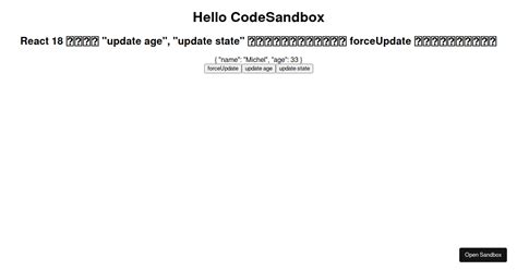 Dobux React 18 Bug Codesandbox