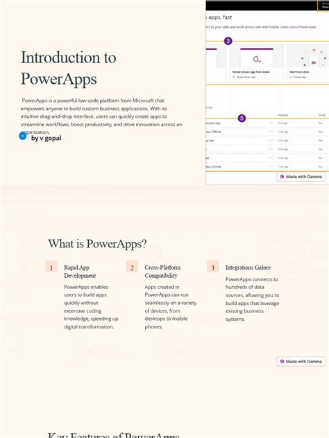 Introduction To Powerapps Pdf Mobile App Application Software