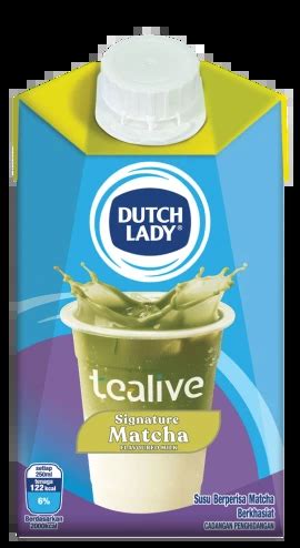 Dutch Lady X Tealive Signature Matcha Flavoured Milk 250ml Meowcha