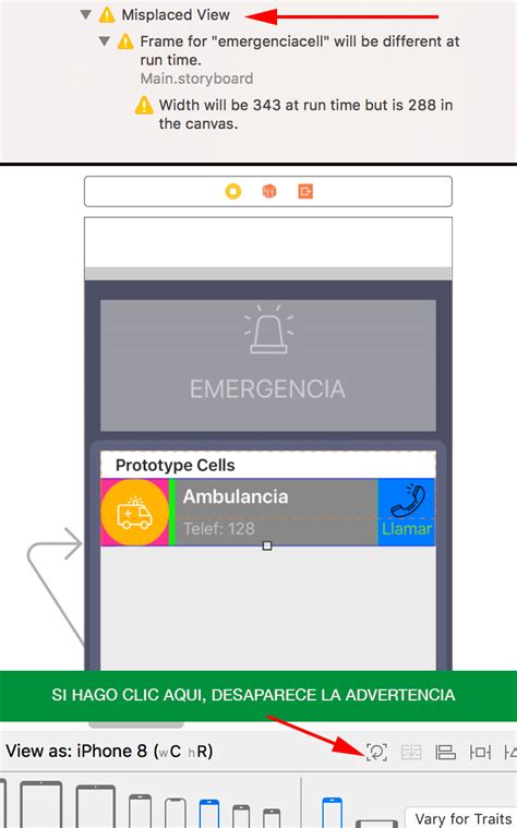 Ios Advertencia En Constraints Xcode Stack Overflow En Espa Ol