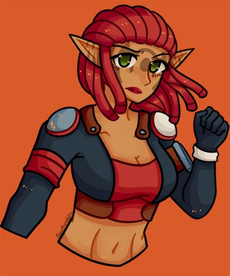Fanart Jak And Daxters Ashelin By Southrobin On Deviantart