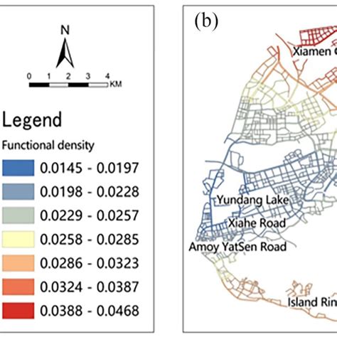 Spatial Characteristics Of The Effect Of Functional Density On Street Download Scientific