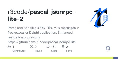 Github R3codepascal Jsonrpc Lite 2 Parse And Serialize Json Rpc V20 Messages In Free Pascal