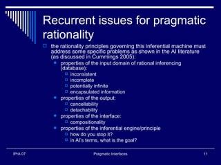 Which Rationality For Pragmatics6 PPT