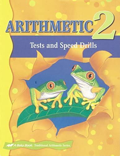 Arithmetic 2 Tests And Speed Drills Grace School Associations