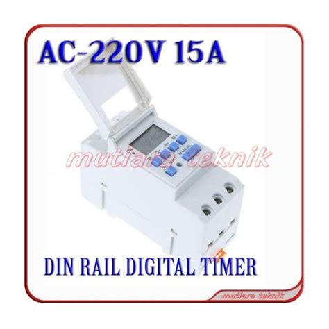 Promo Digital Programmable Timer Switch Din Rail Model Mcb Diskon 35