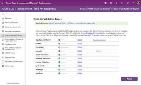 Release Planner Breaking Change Suppression Request Is Not Showing Any Status Issue 5961