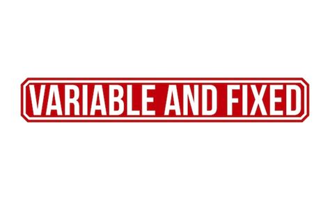 Premium Vector Variable And Fixed Red Rubber Stamp Vector Design