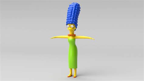 Marge Simpson 3d Model