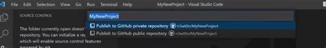 在 vscode 中一键创建新的 github 存储库 vscode cdcic ci cd