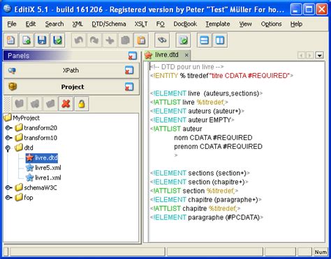 DTD Editor