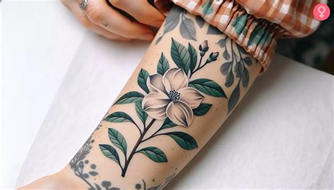 White Gardenia Flower Tattoo Lovely White Gardenia Flower