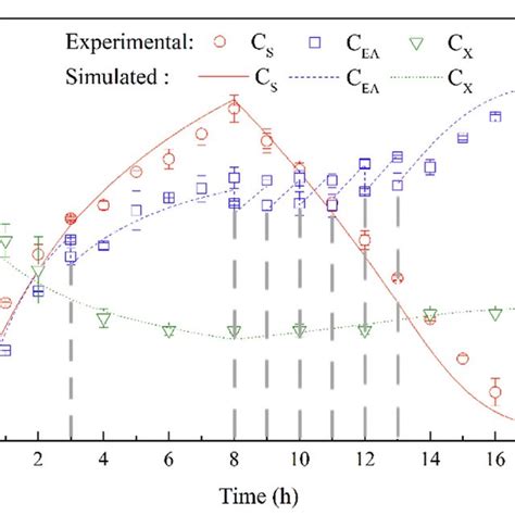 Comparison Between Experimental And Simulated Values Of Cs Cx And Cea